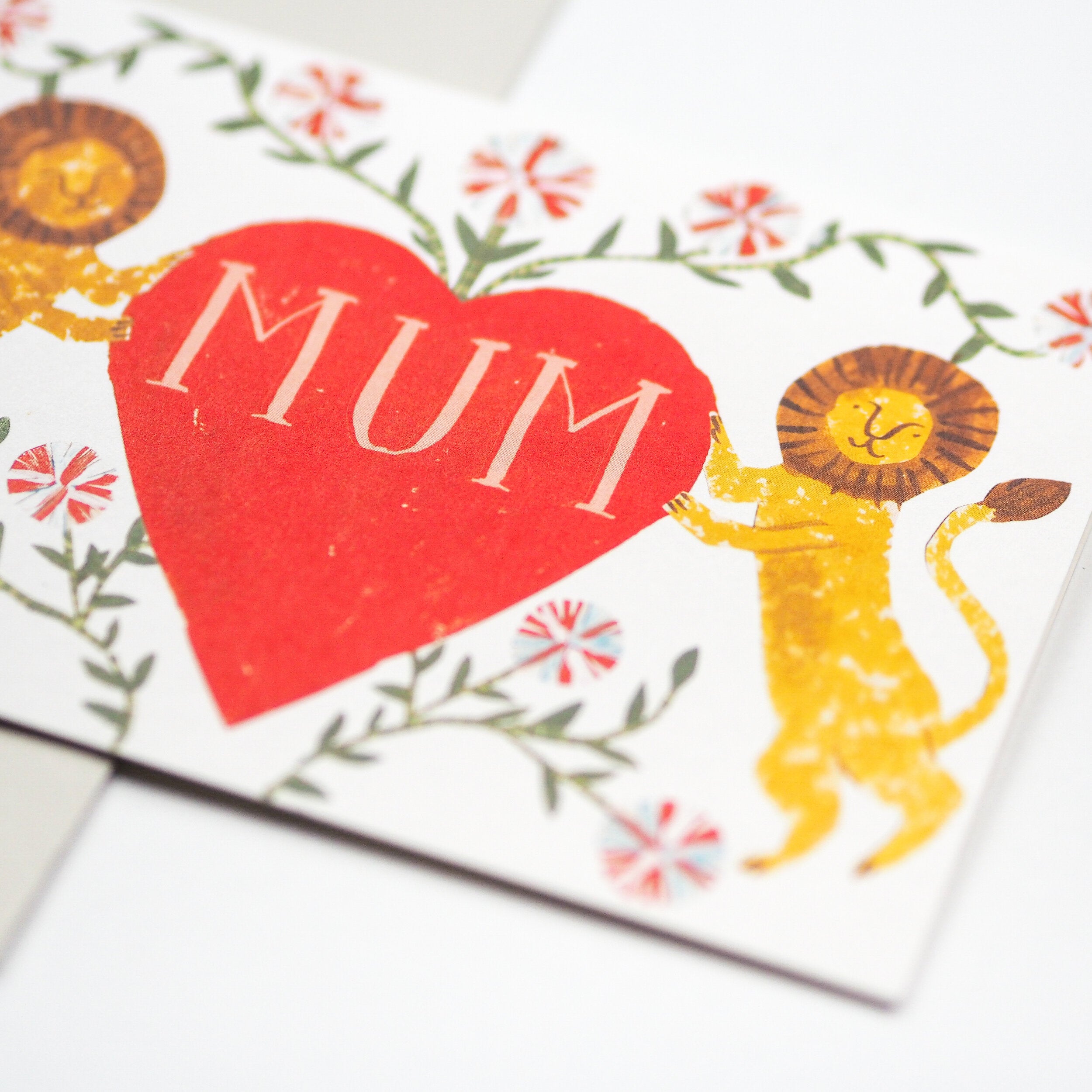 Mum Lion Heart Card – Hadley Paper Goods