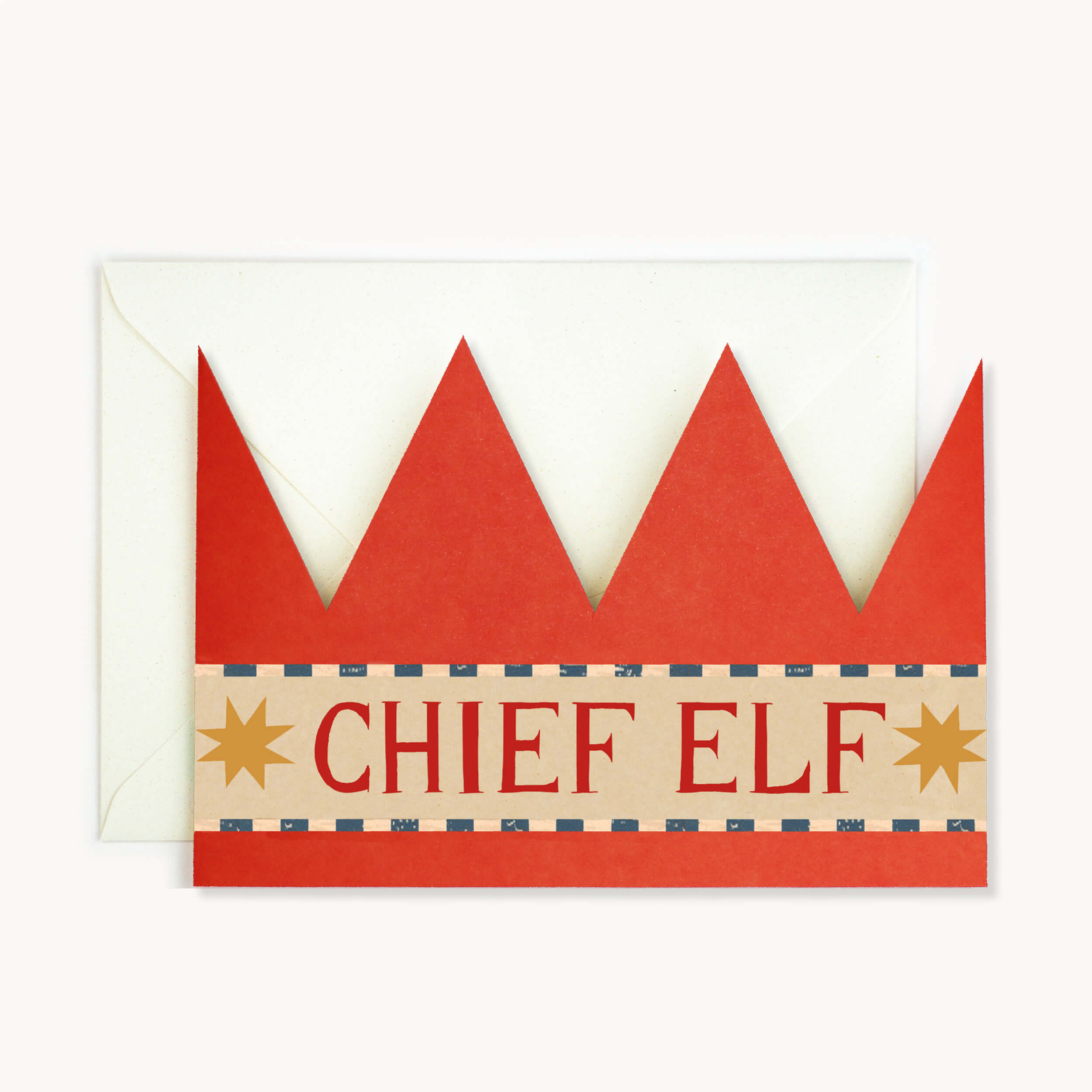 Chief Elf Party Hat Card – Hadley Paper Goods