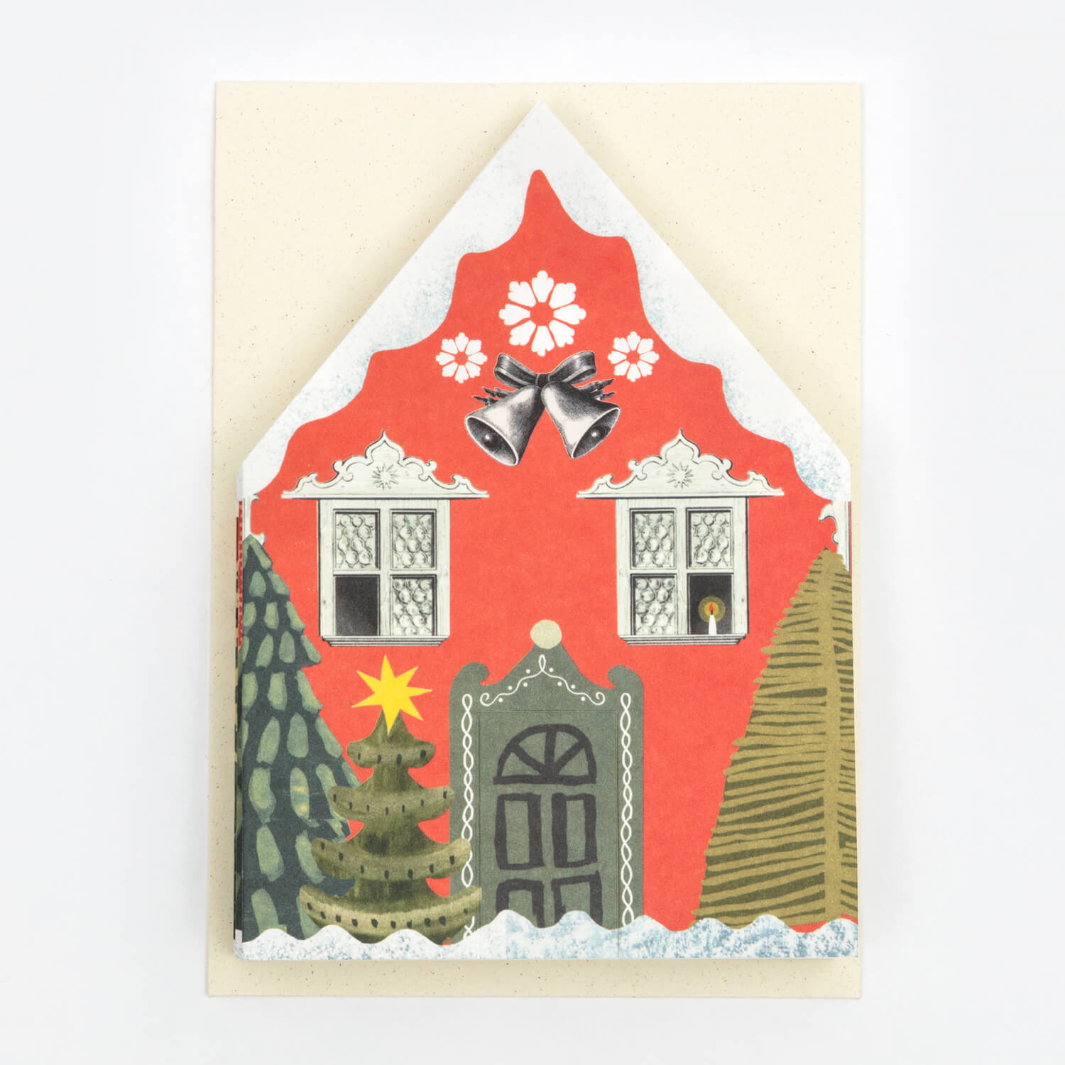 Christmas Houses Concertina Card – Hadley Paper Goods