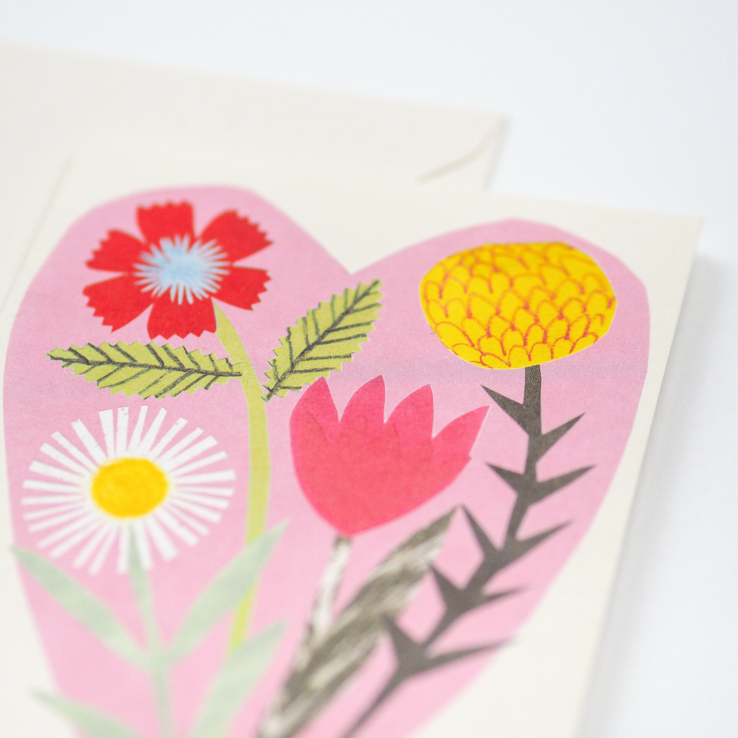 Floral Heart Card – Hadley Paper Goods