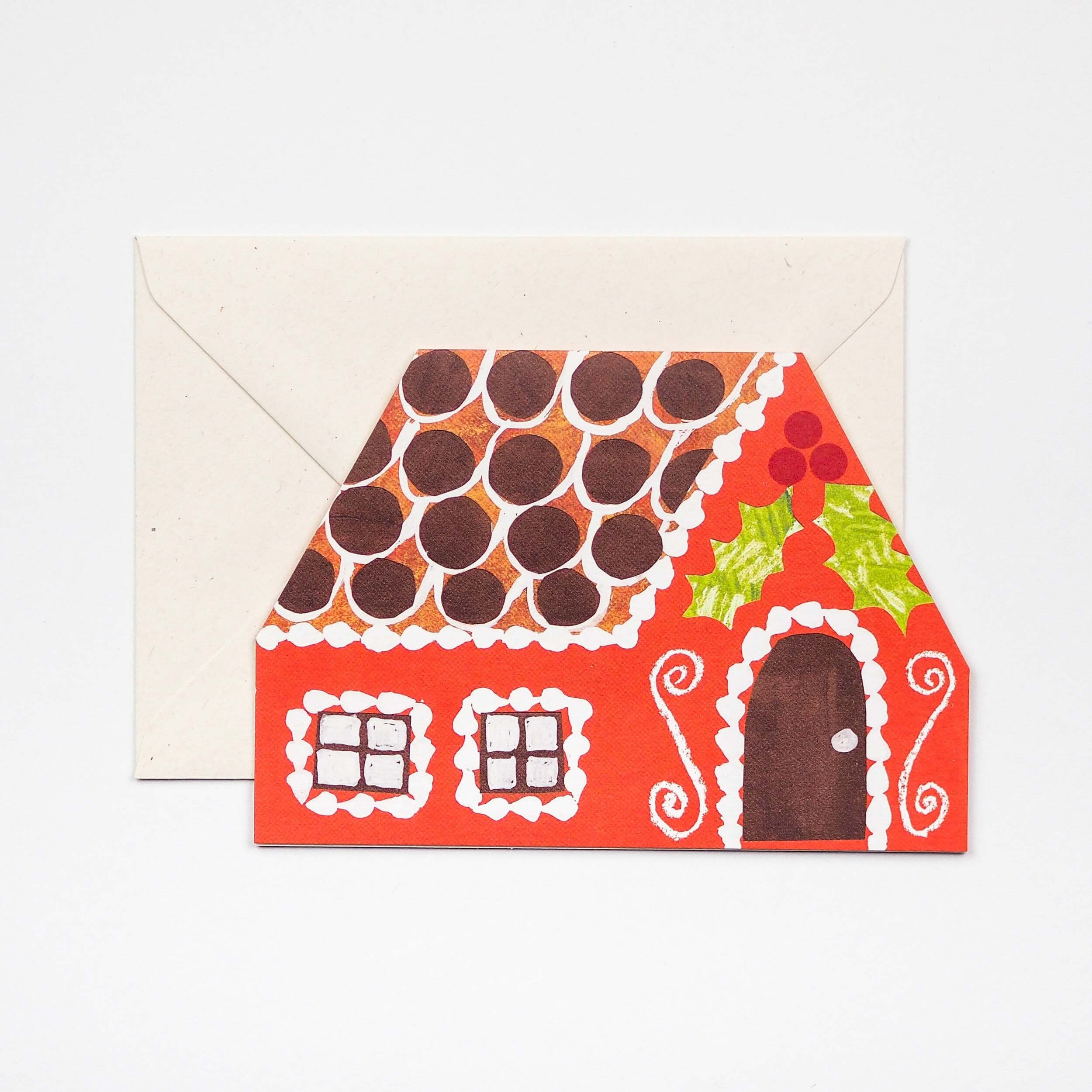Christmas Gingerbread House Card – Hadley Paper Goods