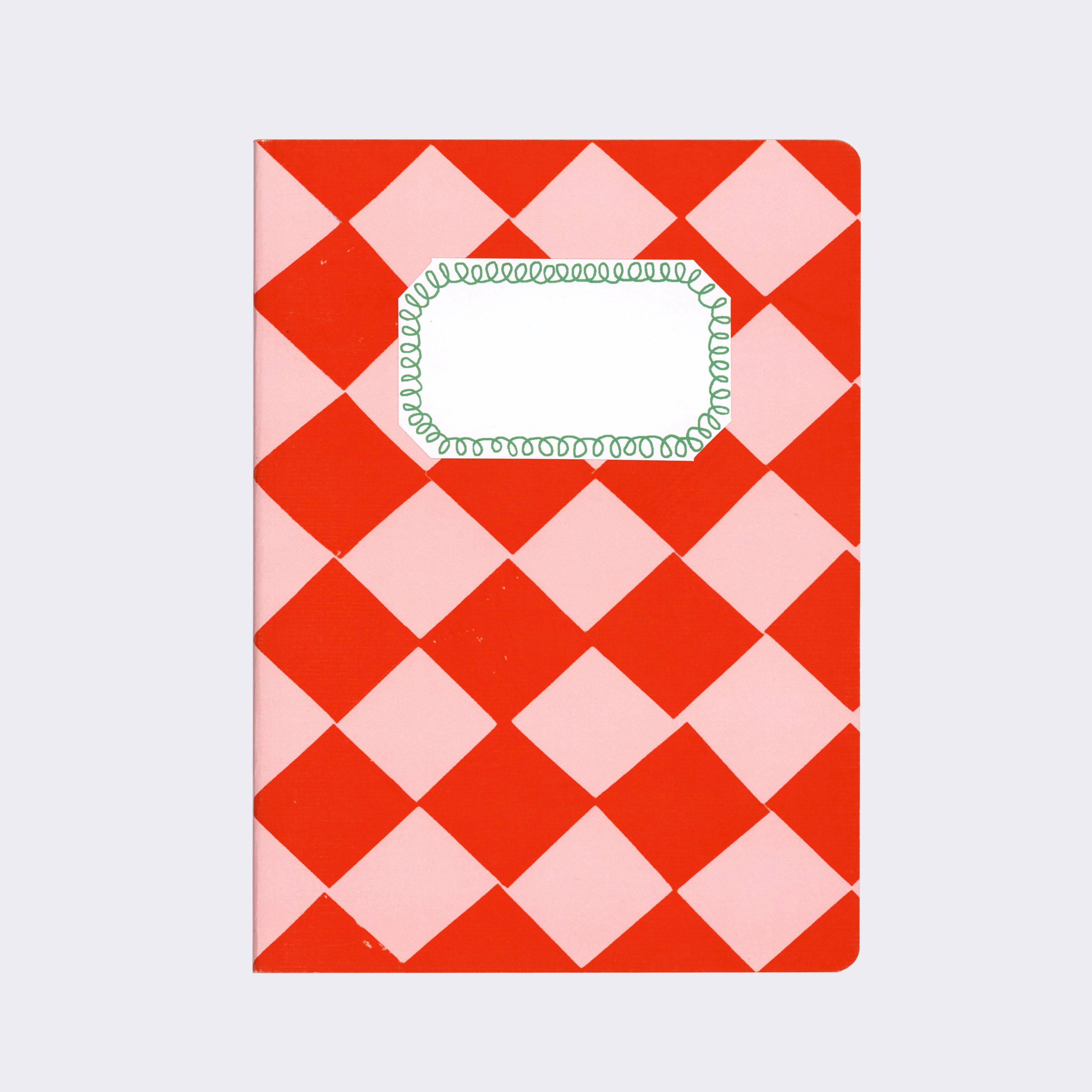 A5 Red and Pink Chequered Sketch/Notebook – Hadley Paper Goods